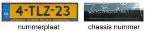 Chassisnummer Controleren - om een buitenlands kenteken te controleren